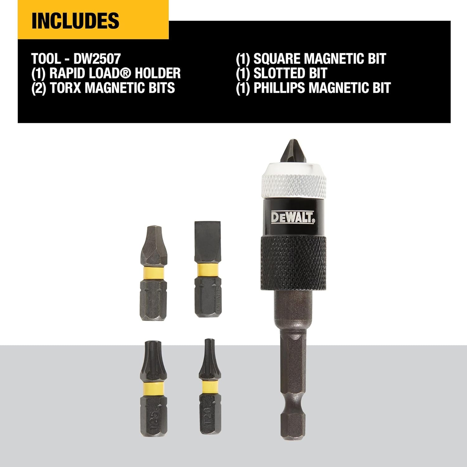 Sujetador de Puntas DeWalt DW2507 – HerramientaElectrica.Mx