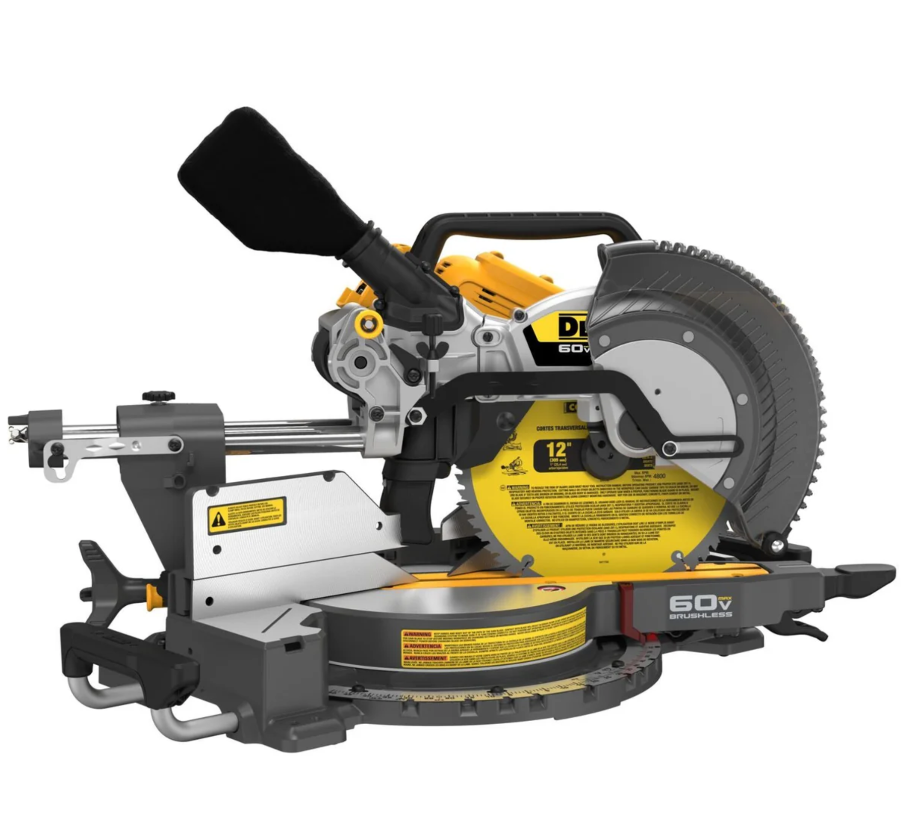 Sierra de Inglete Brushless Dewalt 60V DCS781B FLEXVOLT ...
