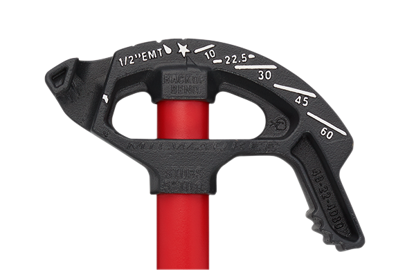 Dobladora de tubos EMT de hierro de 1/2" 48-22-4080 ...