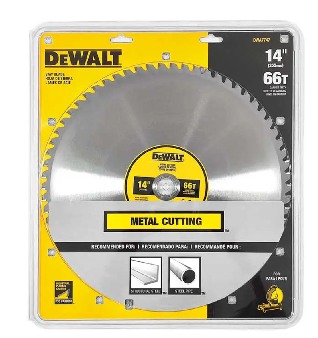 Disco Sierra Carburo DeWalt DWA7747 – HerramientaElectrica.Mx