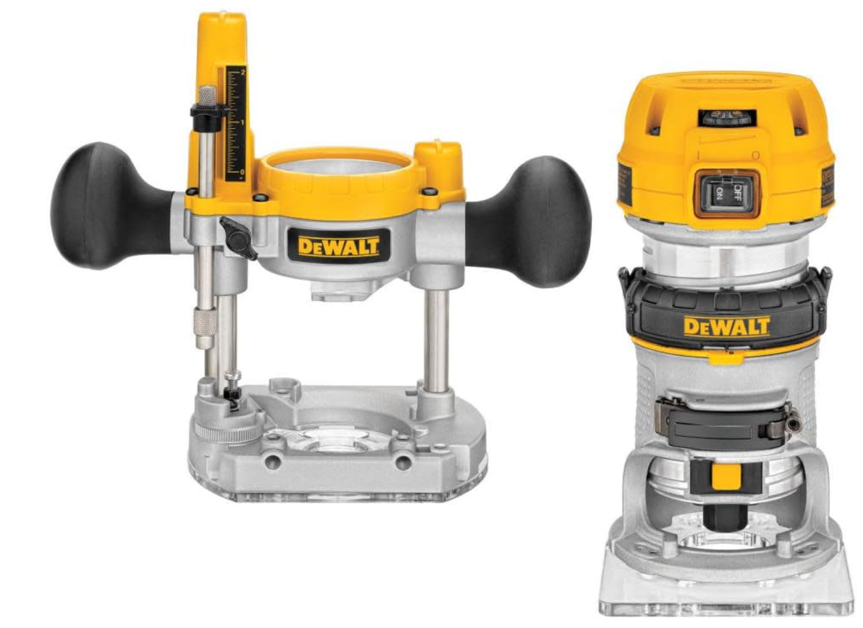 Router Compacto 4" 1-1/4 HP DeWalt DWP611PK con Base ...