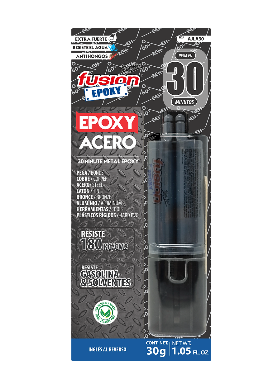 Plastiacero Fusión AJLA30 Jeringa Liquido NEGRO 30 MIN ...