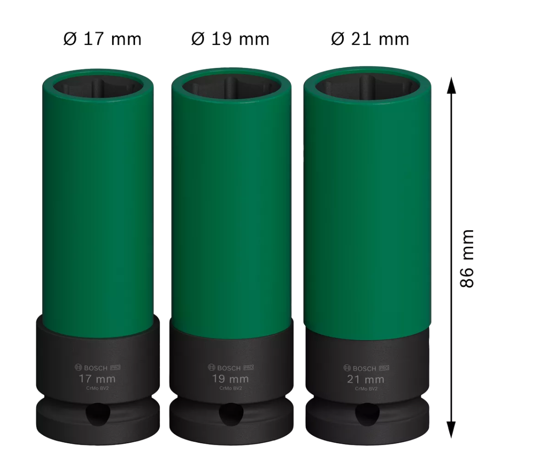 Kit Bosch PRO Impact Socket Set – HerramientaElectrica.Mx
